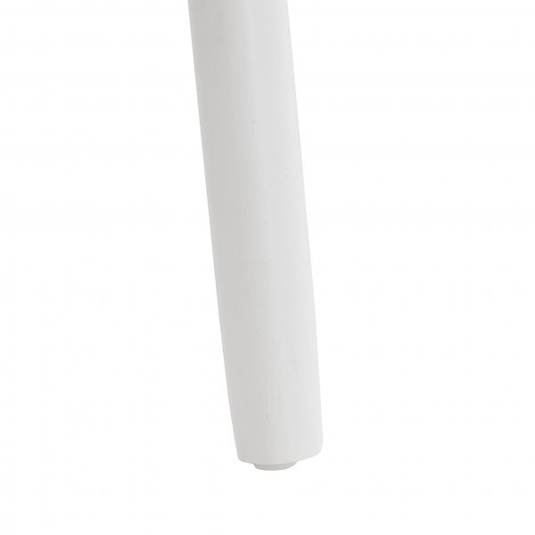 Vitt runt matbord med 6 pinnstolar | Lindby | Outl1